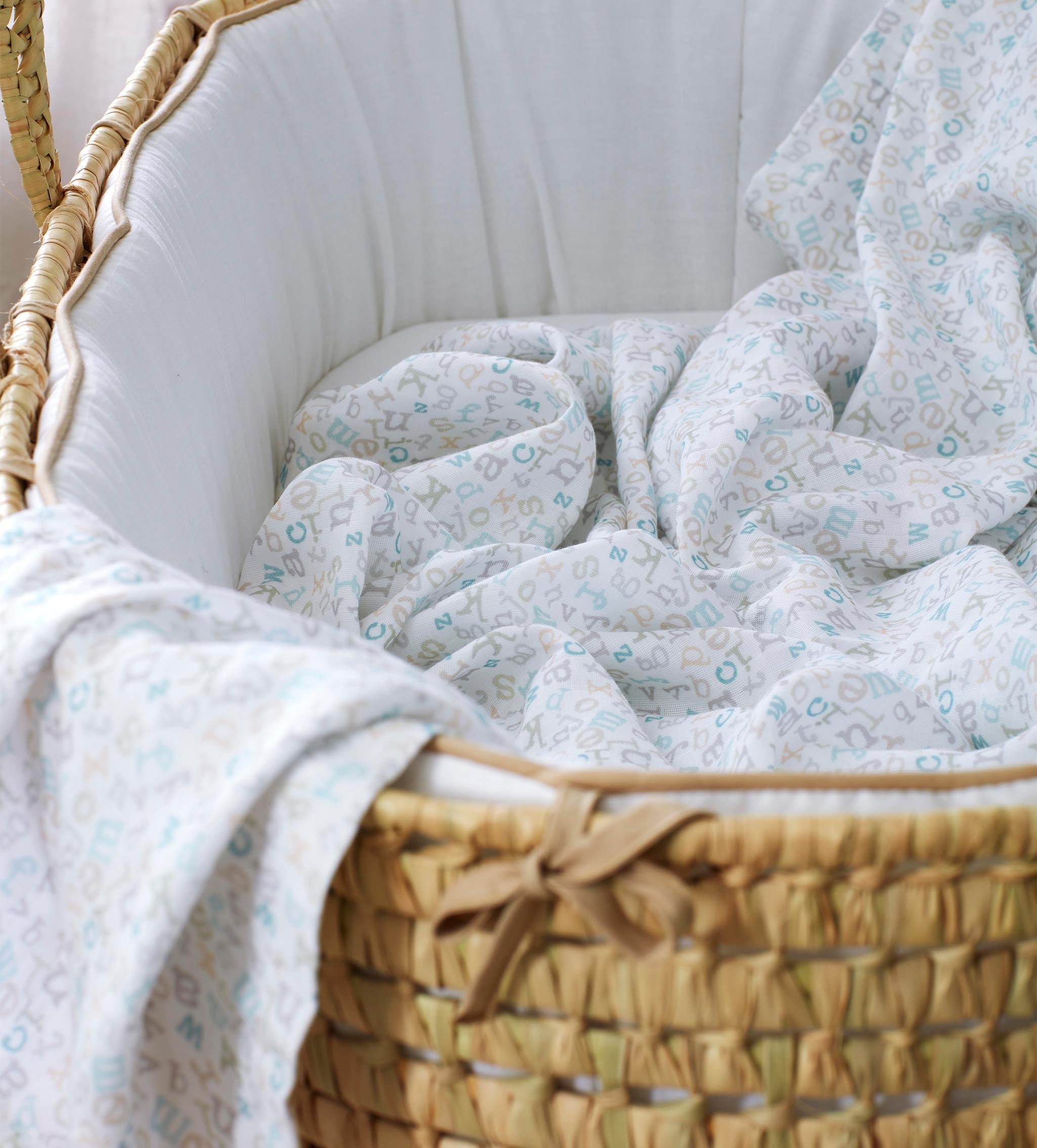 ABC Baby Muslin | Secret Linen Store