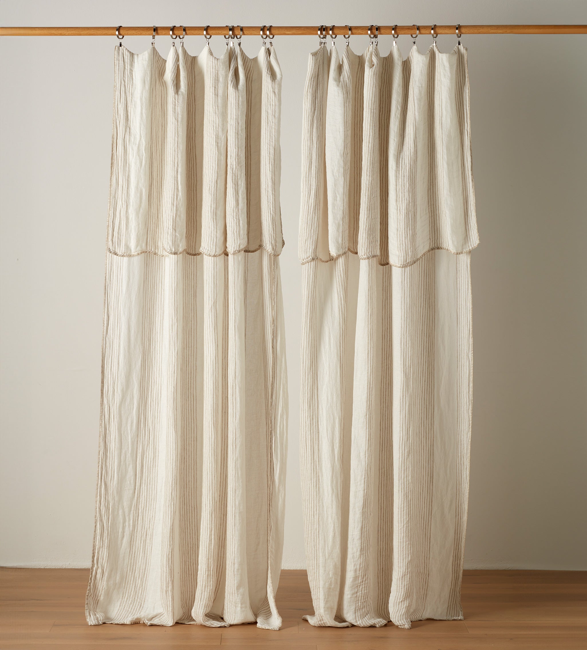Natural Darcy 100% Linen Curtain | Secret Linen Store