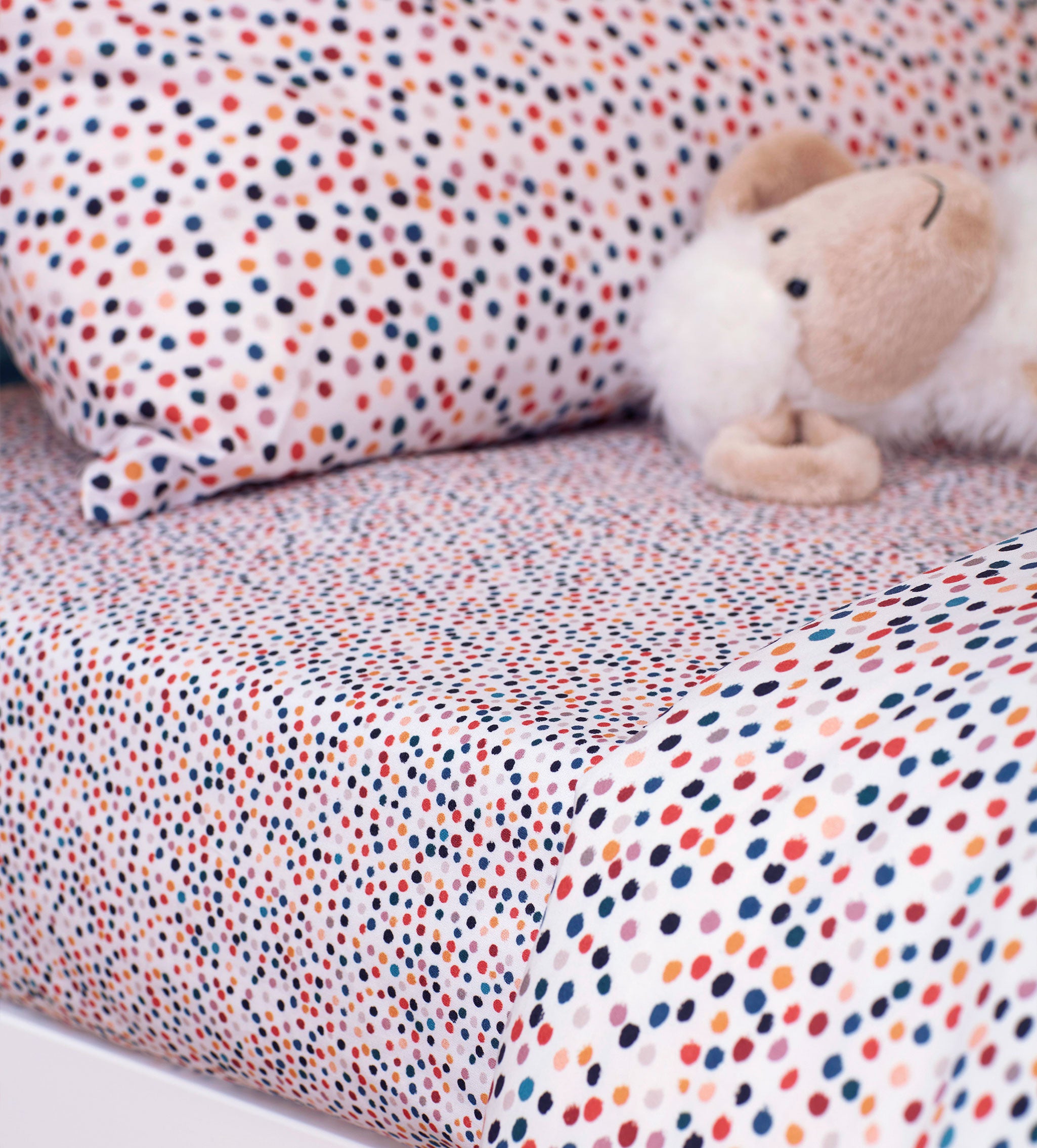 Frankie Baby Fitted Sheet - Cot Bed | Secret Linen Store