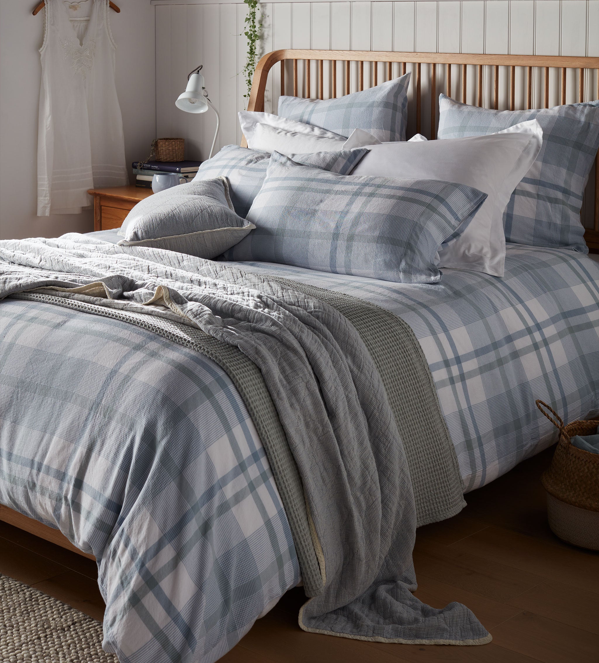 Lauren Check 100% Cotton Bed Linen | Secret Linen Store