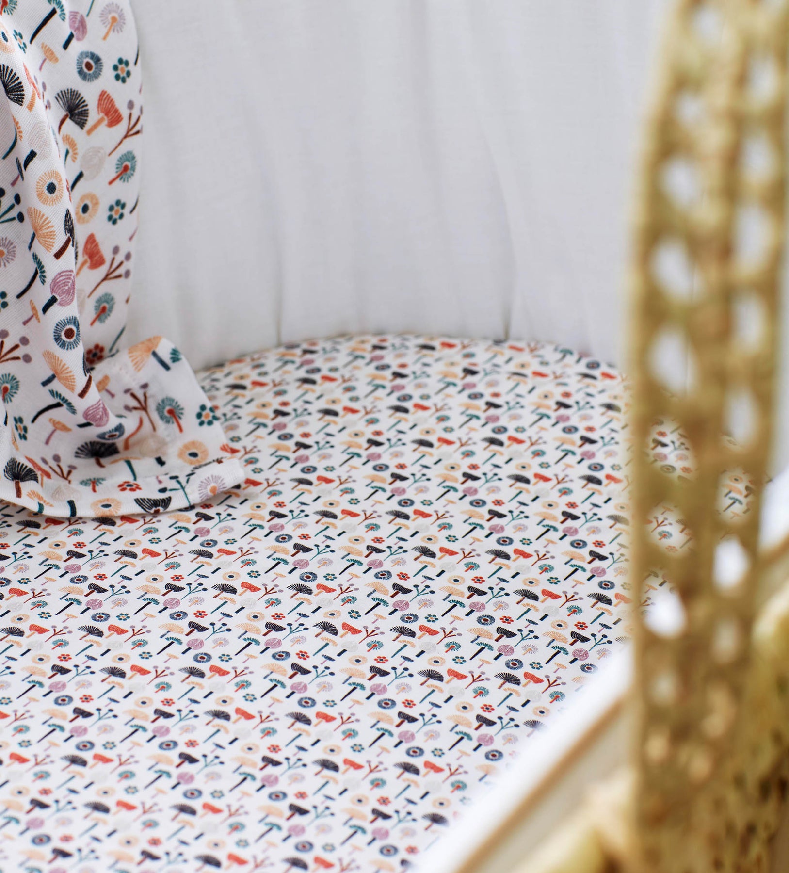 Molly Meadow Fitted Sheet - Moses Basket | Secret Linen Store