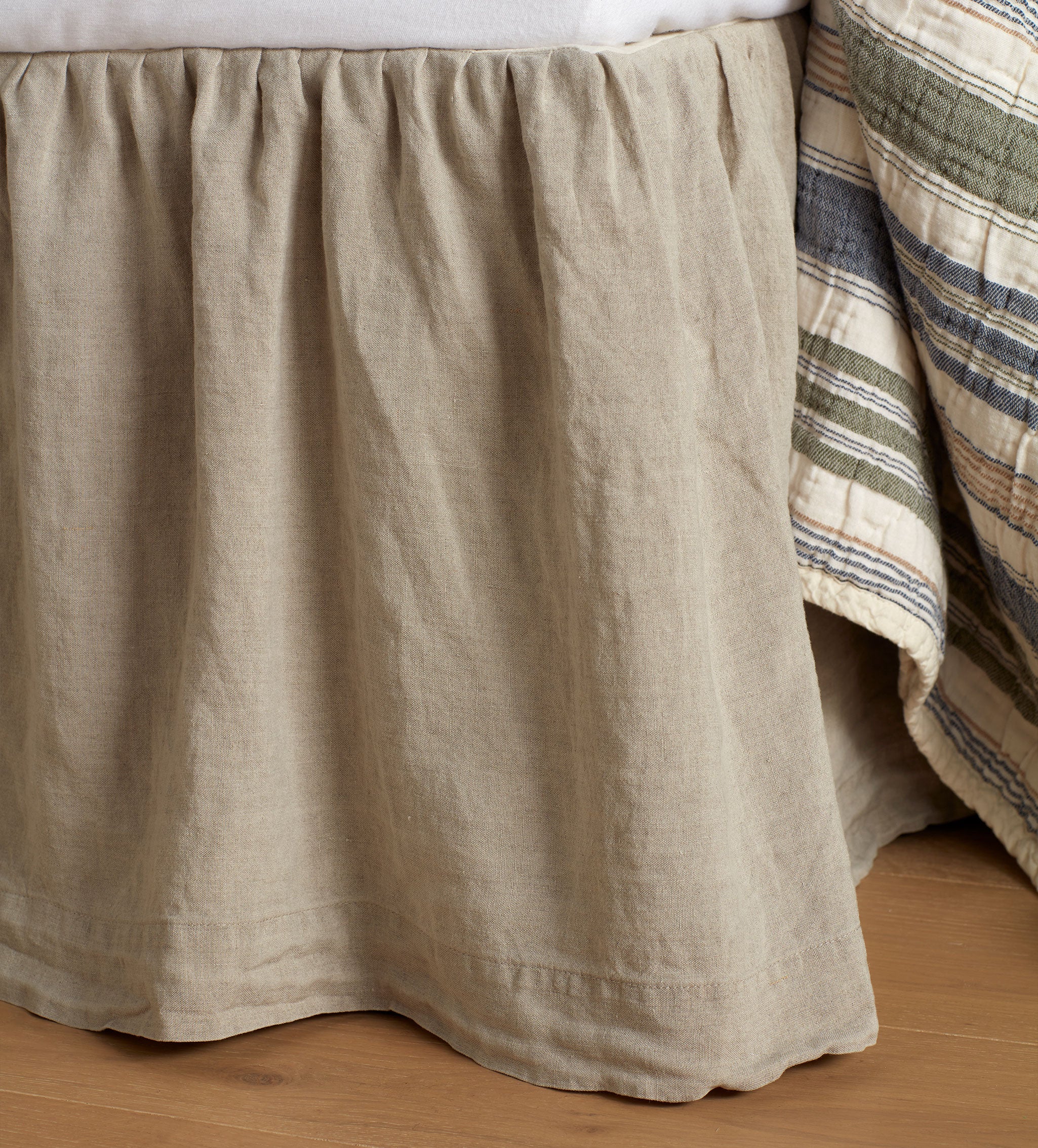 Natural 100% Linen Frill Valance | Secret Linen Store