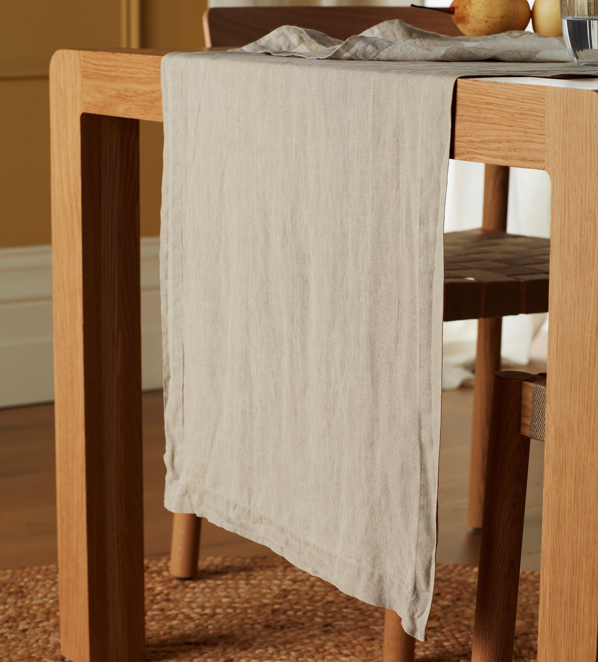 Natural 100% Linen Table Runner | Secret Linen Store
