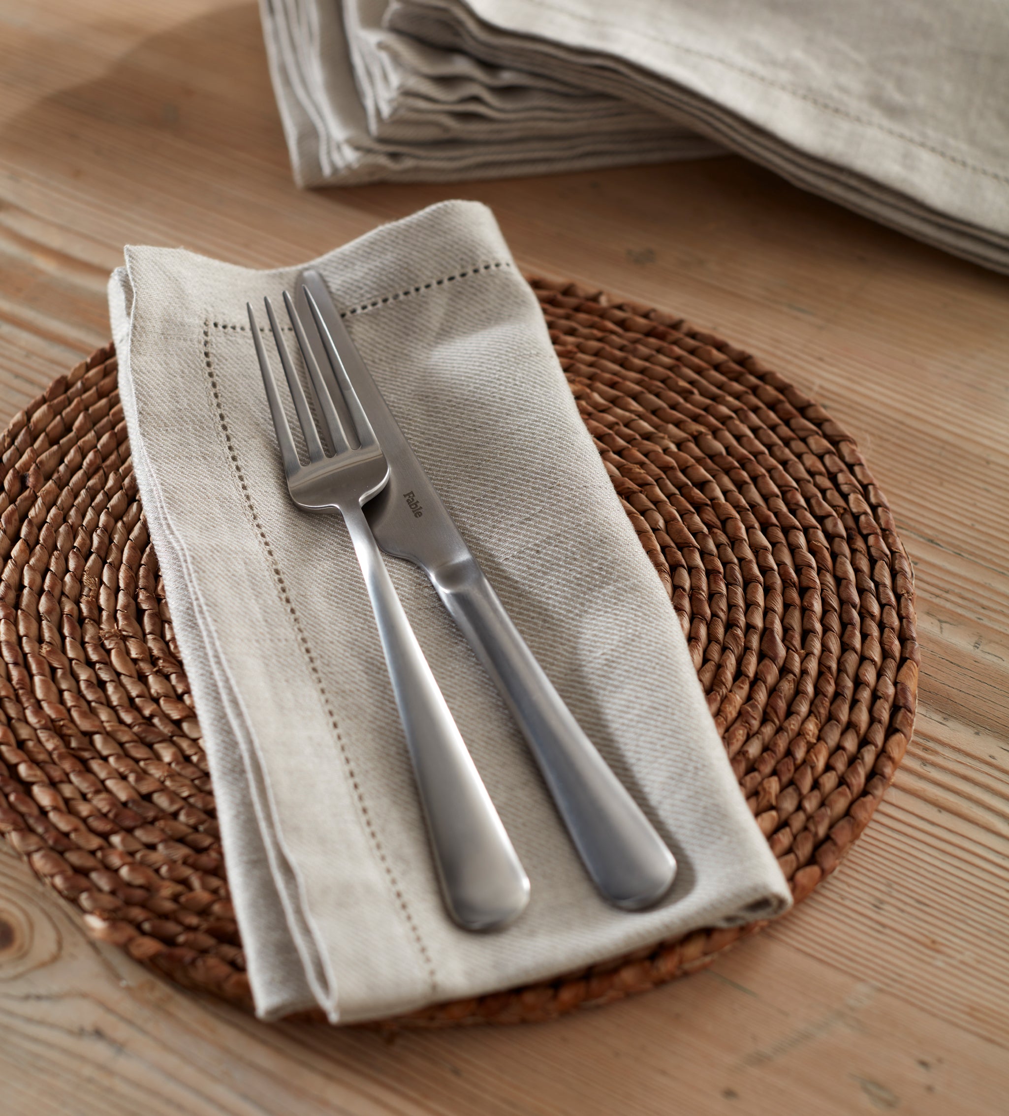 Natural Cotton Linen Napkins | Secret Linen Store