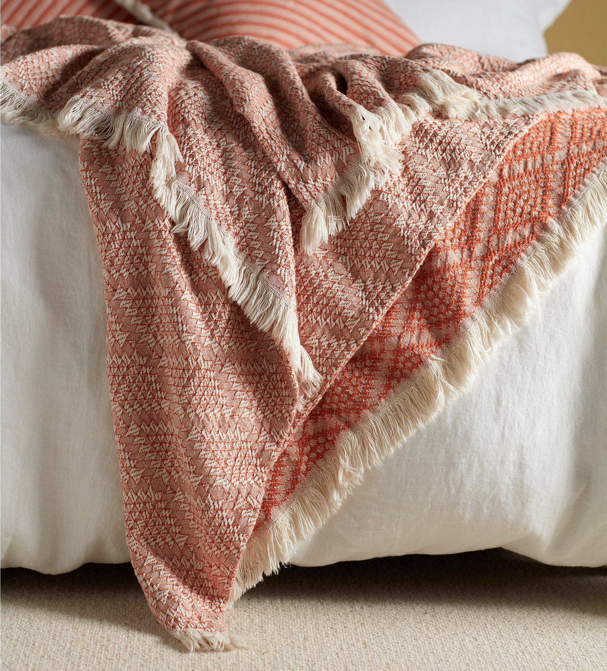 Spice Diamond 100% Cotton Throw | Secret Linen Store