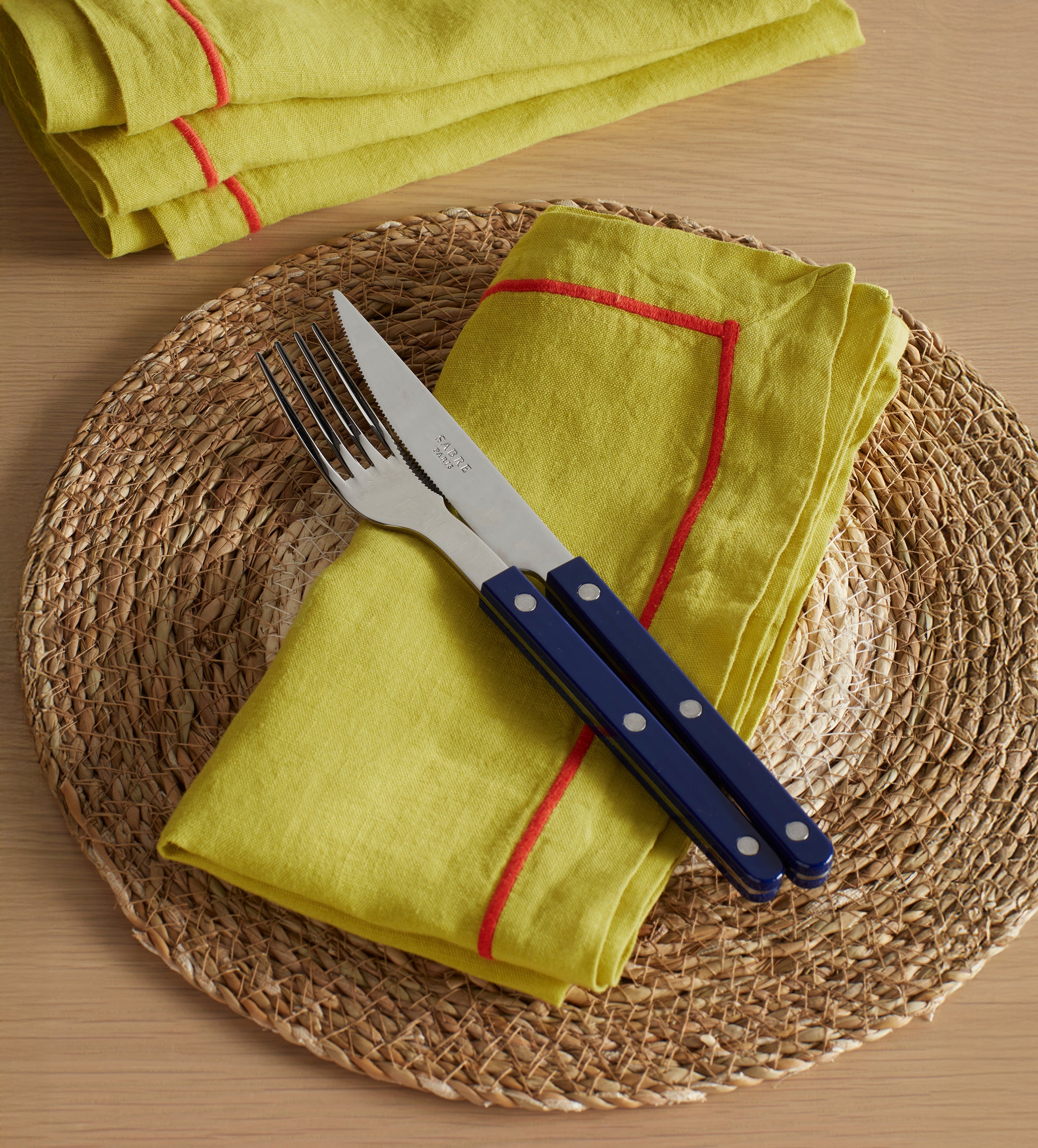 Glassette Vine 100% Linen Napkins | Secret Linen Store