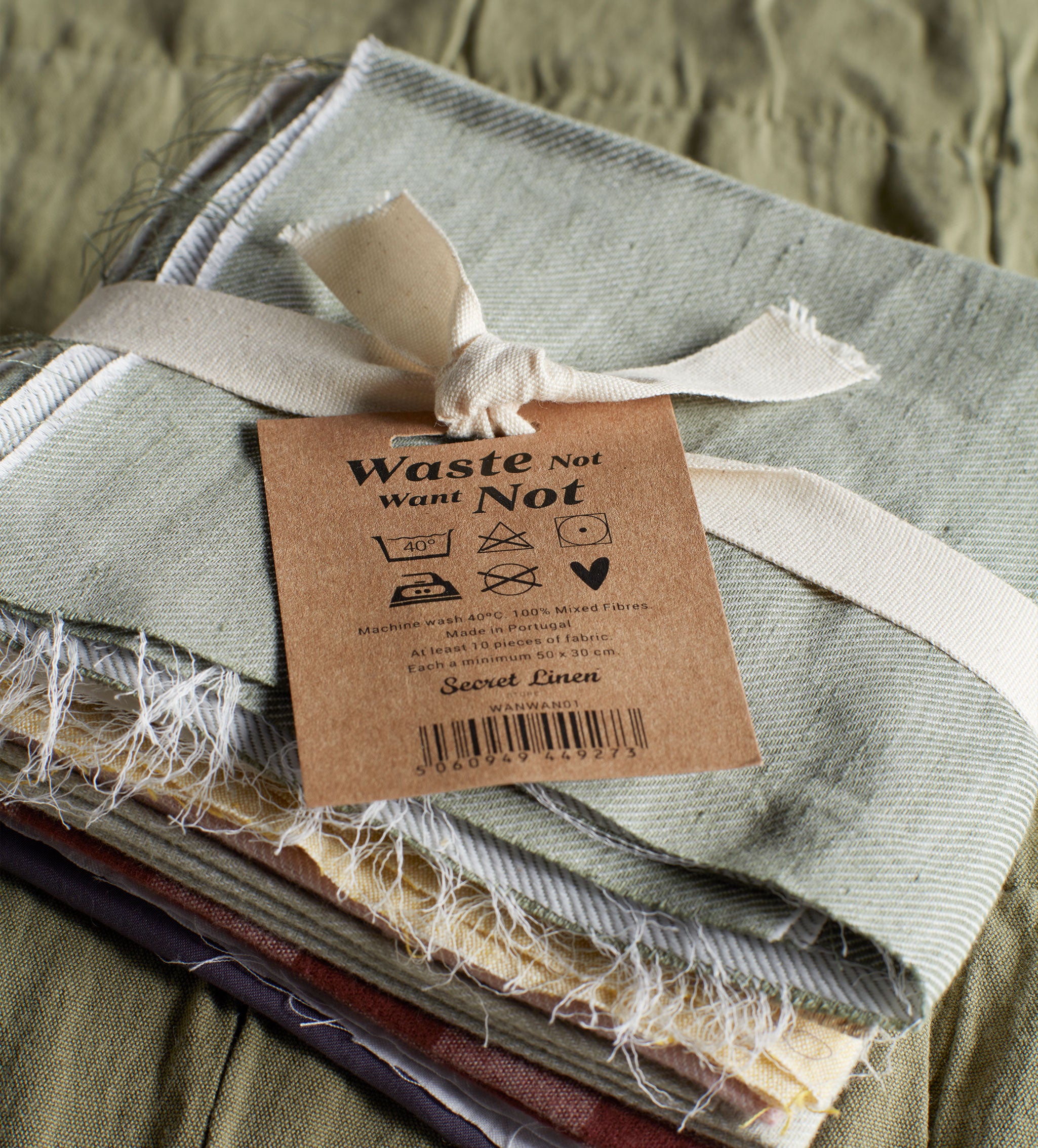 Waste Not Want Not Fabric Parcels | Secret Linen Store