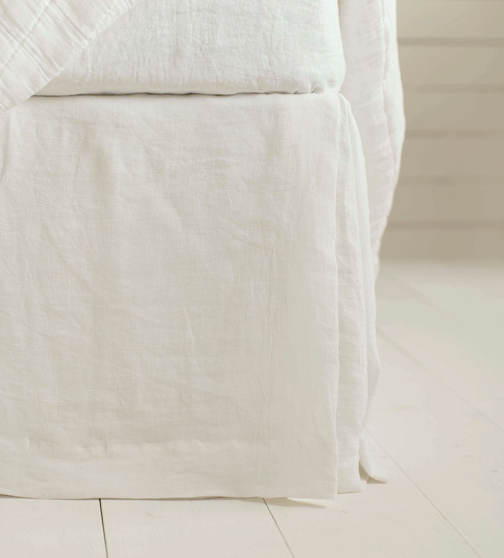 Cream Linen Valance | Natural Bedding Set | Secret Linen Store