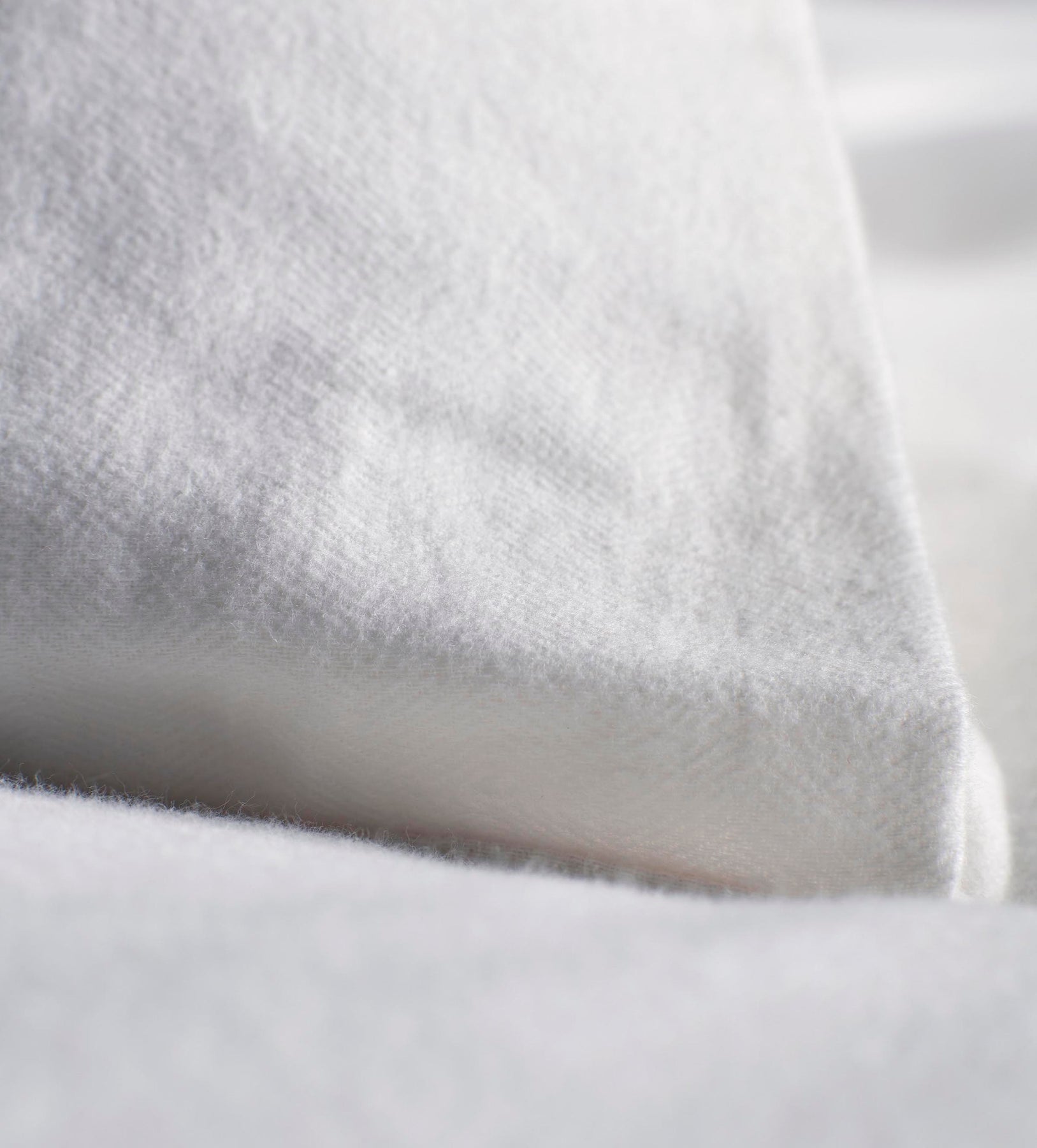 White Henry Brushed 100% Organic Cotton Bed Linen Set | Secret Linen Store