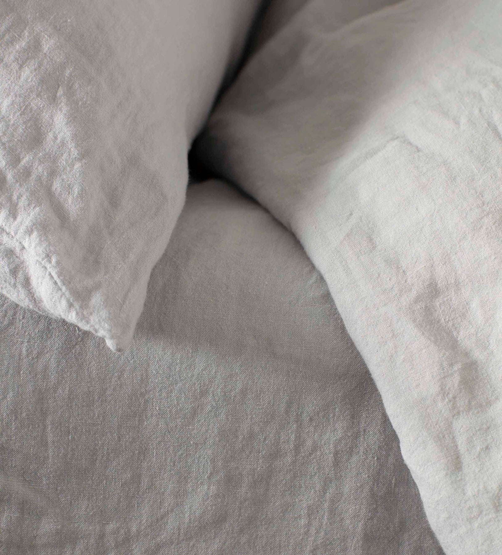 Pebble Grey 100% Linen Bedding | Secret Linen Store